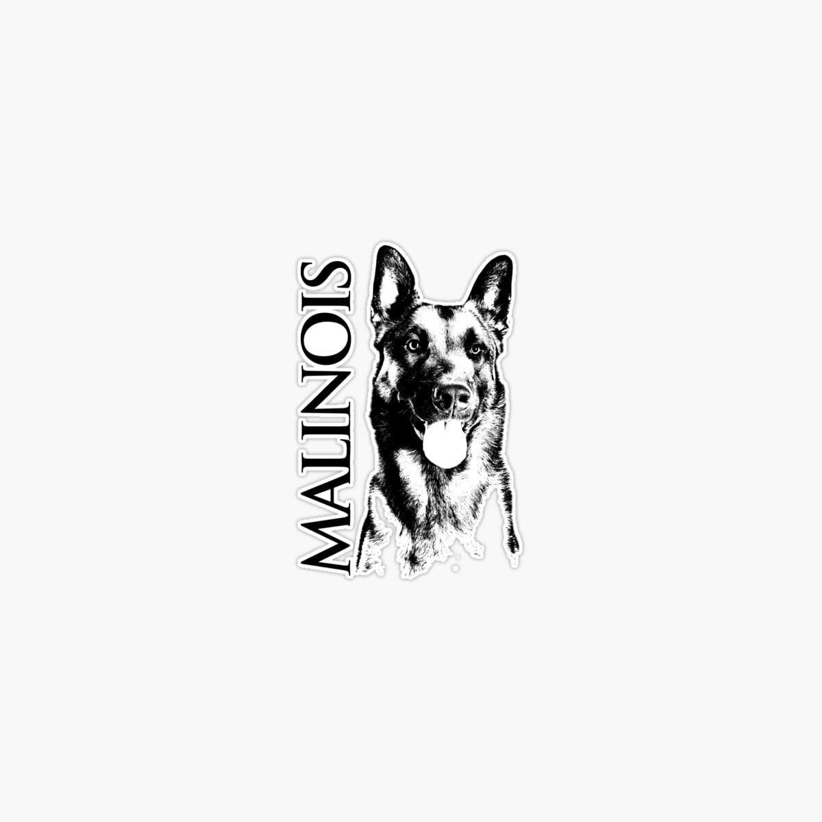 Onim Malinois - Belgian Shepherd -Mechelaar -Maligator Sticker, Phone ...