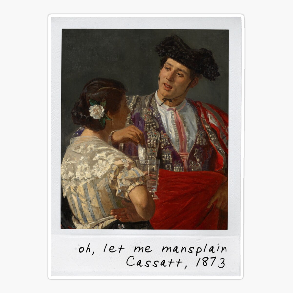 Onim Mansplain Meme Sticker, Phone Decal Water Bottle Stickers Car ...