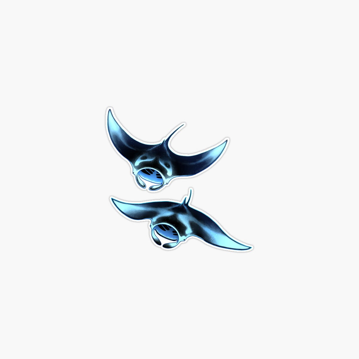 Onim Manta Ray Sticker - Walmart.com