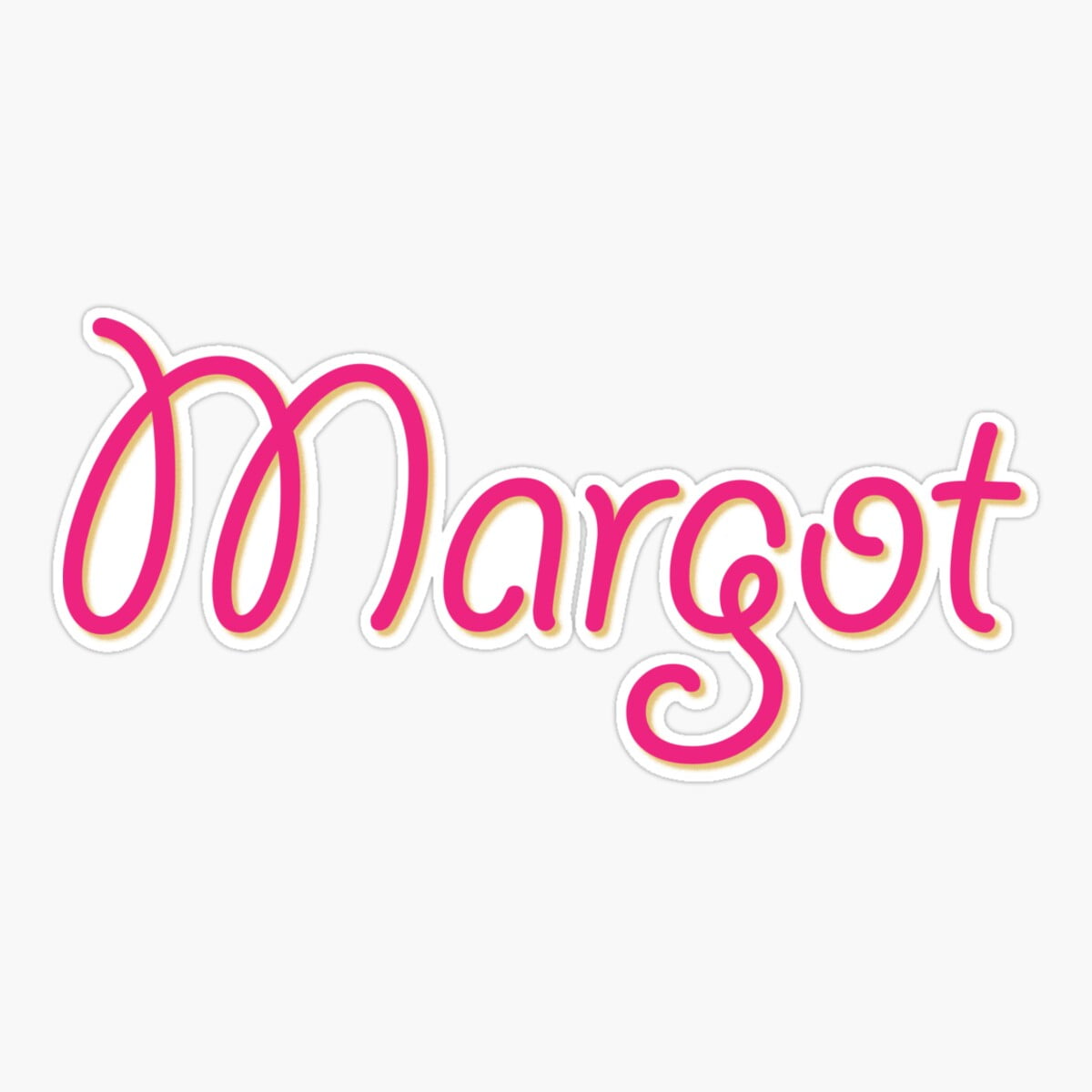 Onim Margot Sticker, Phone Decal Water Bottle Stickers Car Decals ...