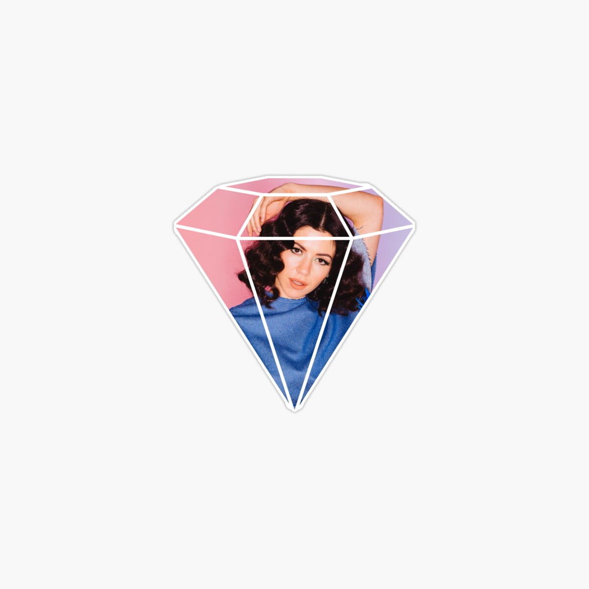 Onim Marina And The Diamonds Sticker, Phone Decal Water Bottle Stickers ...