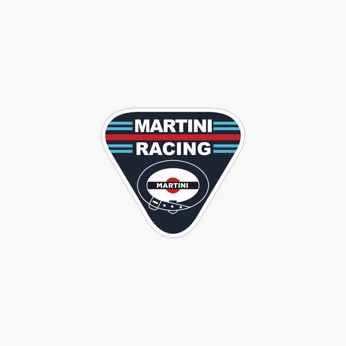 Onim Martini Racing Logo Sticker Sticker, Phone Decal Water Bottle ...