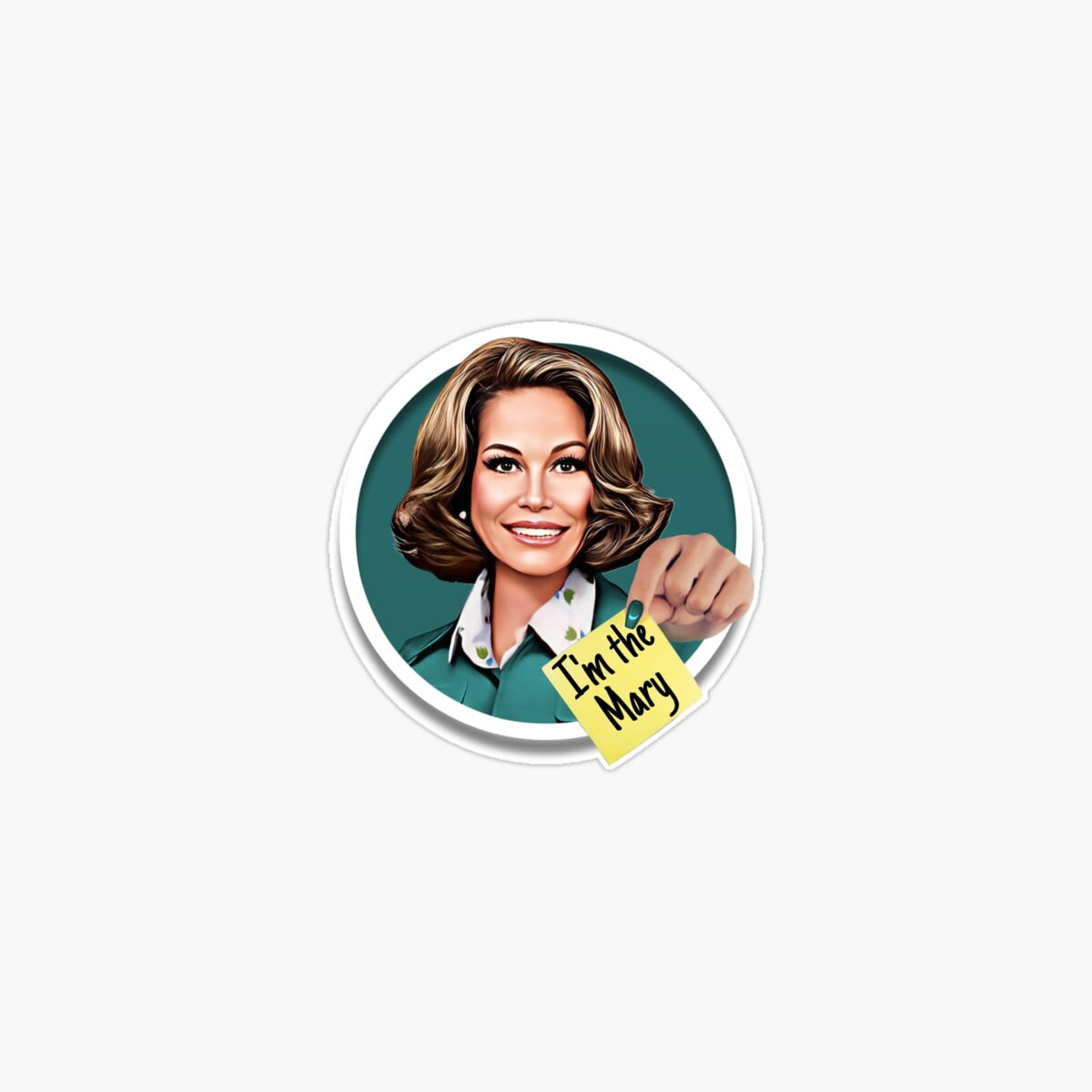 Onim Mary Tyler Moore- I'm the Mary Sticker - Walmart.com