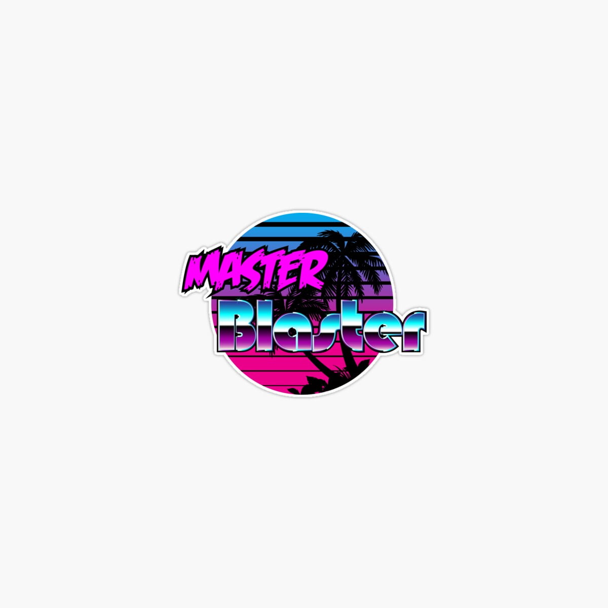 Onim Master Blaster - Madness of the 80's Sticker - Walmart.com