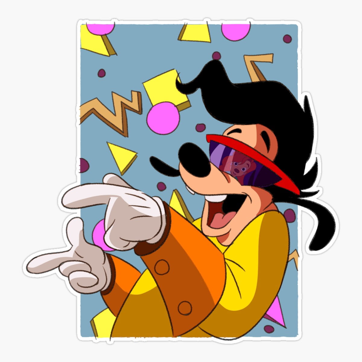 Onim Max Goof Sticker, Phone Decal Water Bottle Stickers Car Decals ...