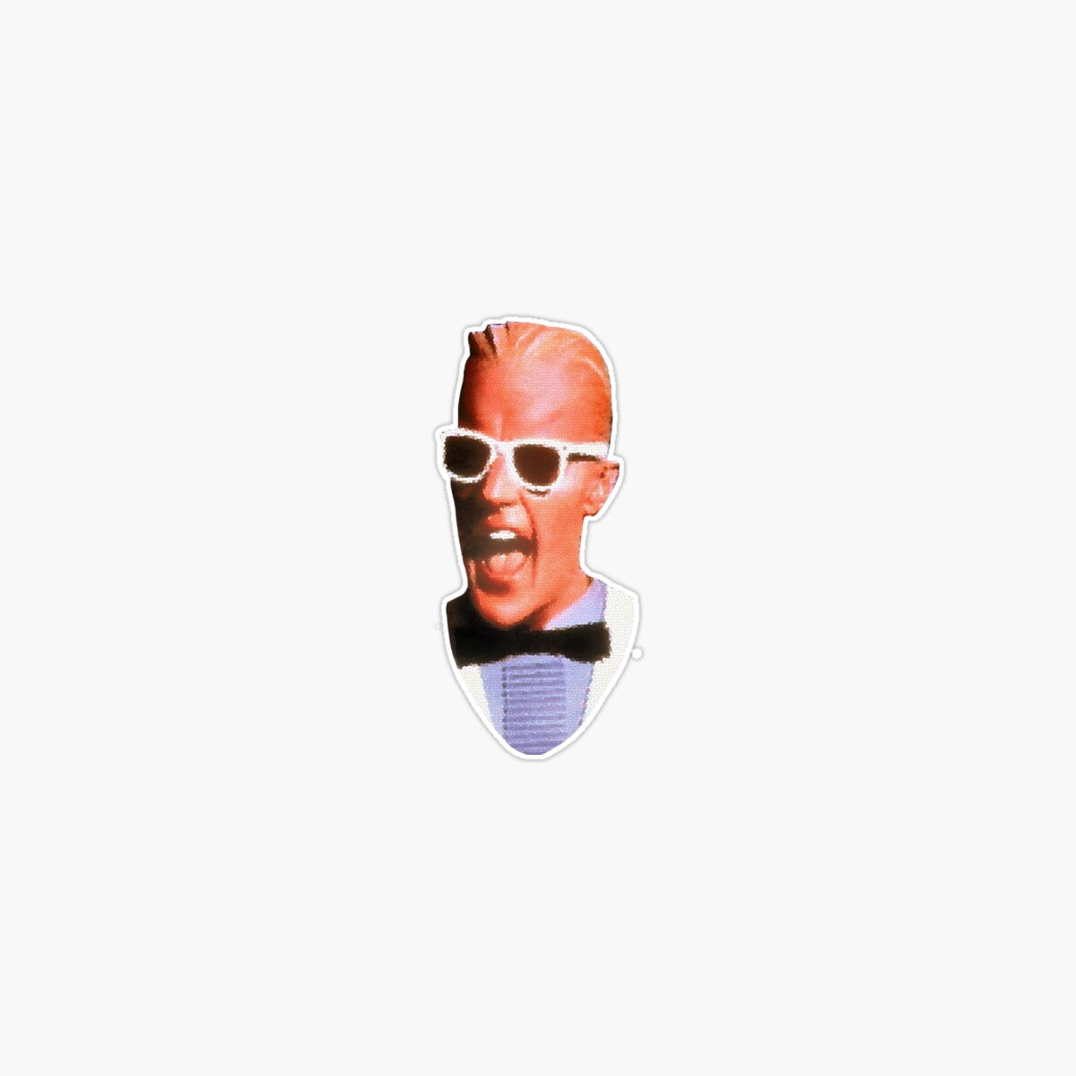 Onim Max Headroom Bust Sticker, Phone Decal Water Bottle Stickers Car ...