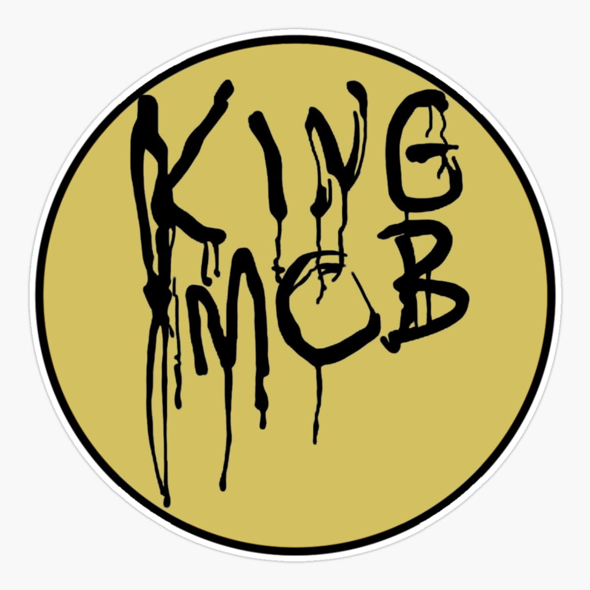 Onim Mcr Glasgow Drumhead Sticker, Phone Decal Water Bottle Stickers ...