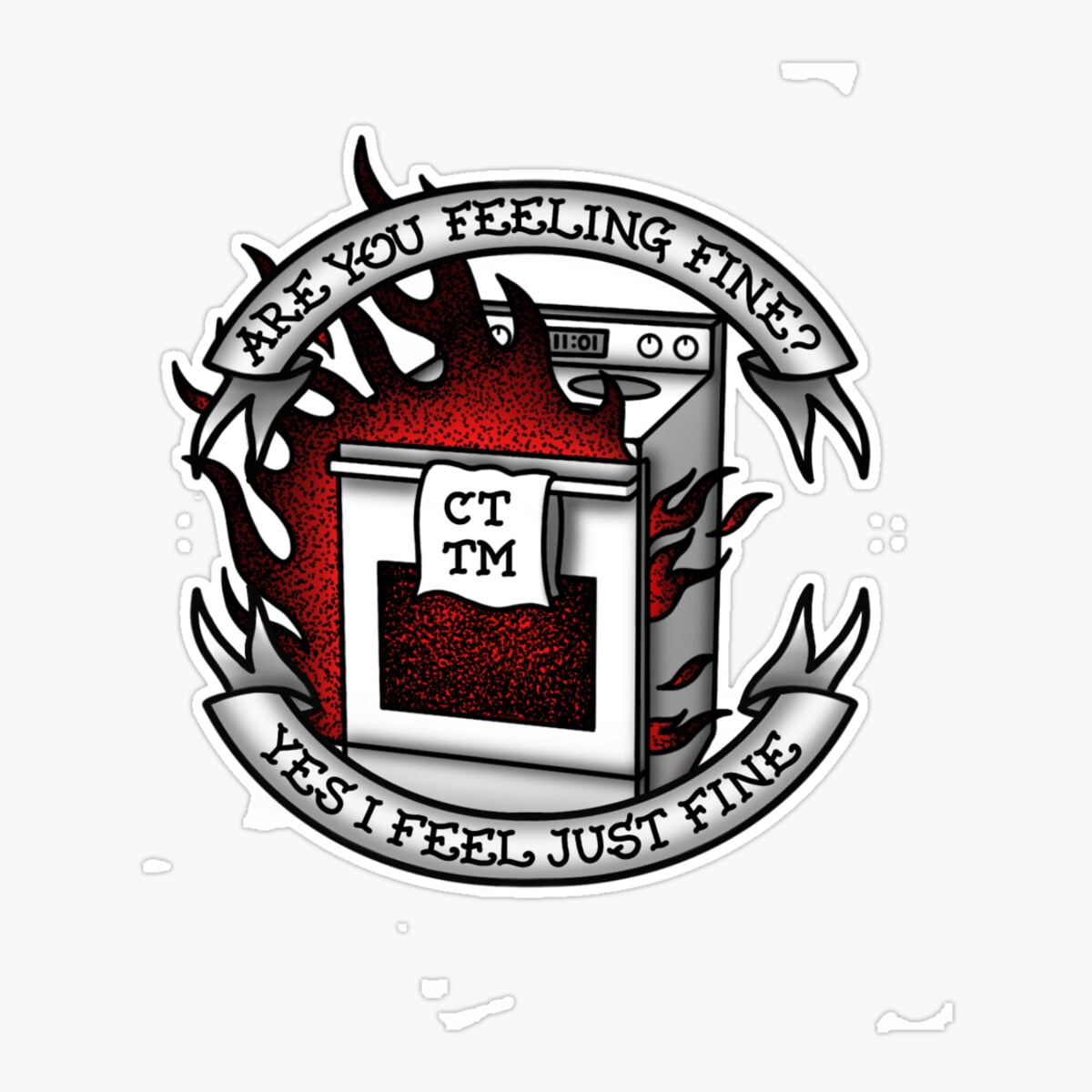 Onim Mcs Lyrics Sticker, Phone Decal Water Bottle Stickers Car Decals ...