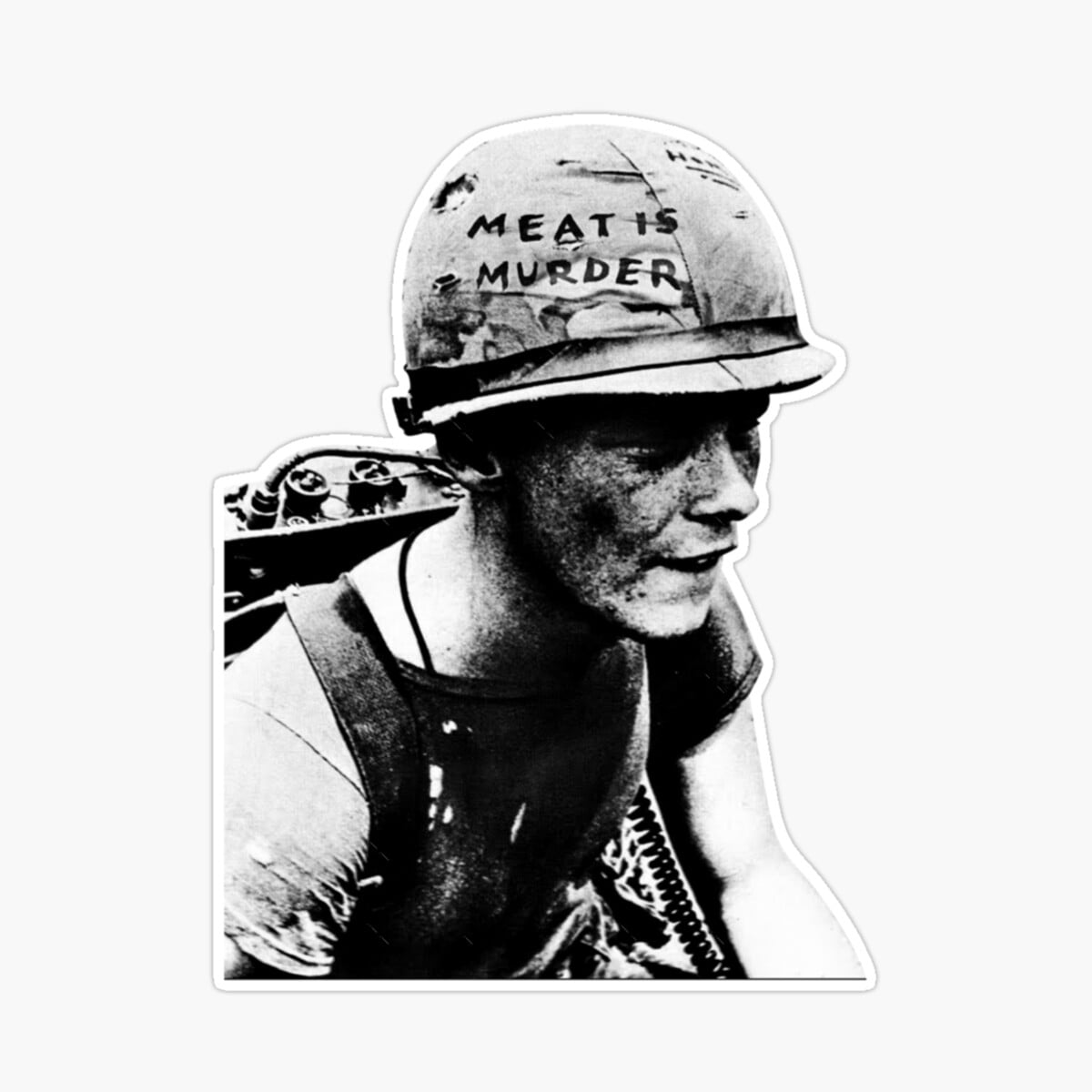 Onim Meat Is Murder - (The Smiths) Sticker, Phone Decal Water Bottle ...