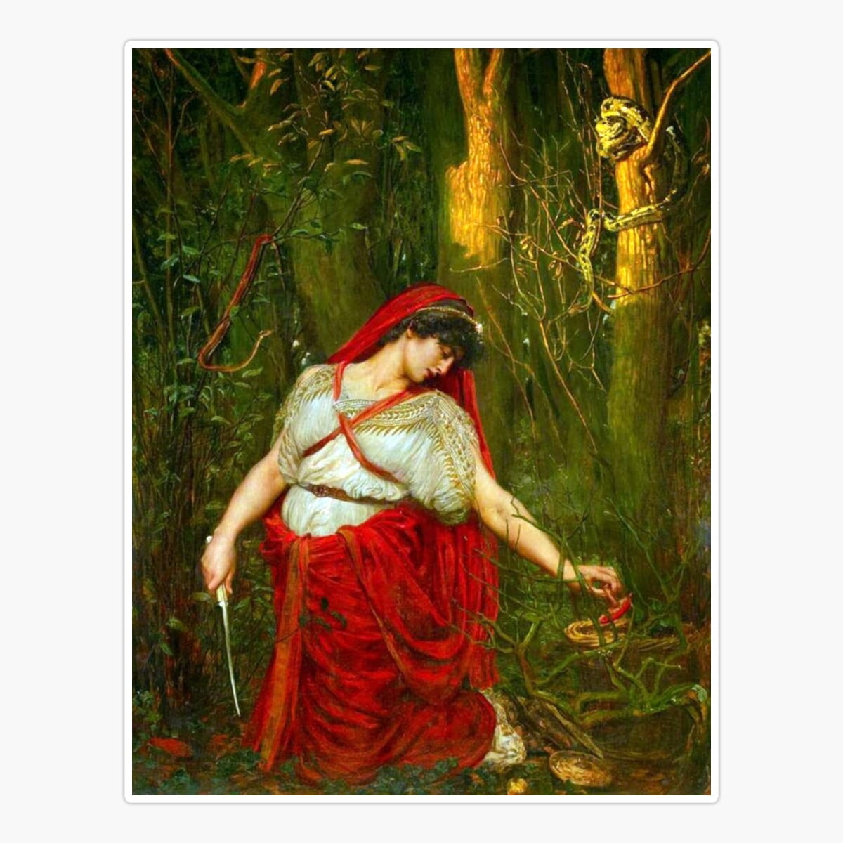 Onim Medea The Sorceress - Valentine Cameron Prinsep Sticker, Phone ...