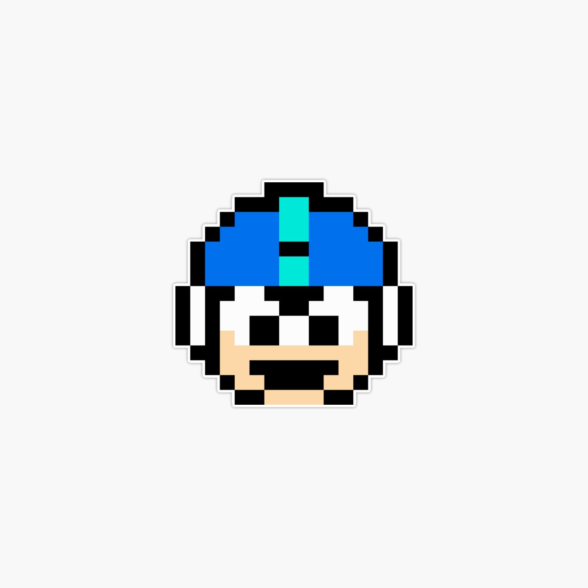 Onim Megaman 1-Up Sticker, Phone Decal Water Bottle Stickers Car Decals ...