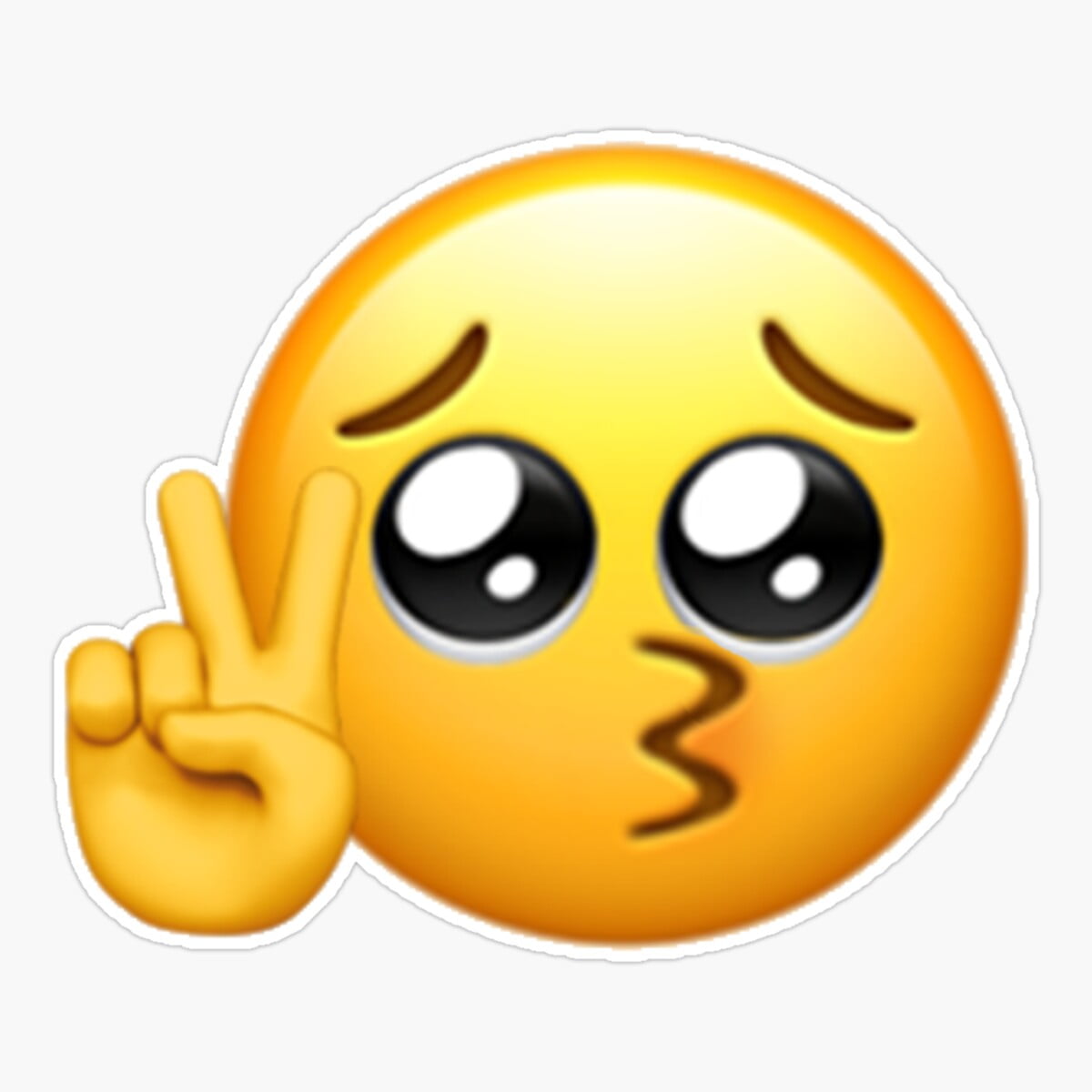 Onim Mental Breakdown Emoji Sticker, Phone Decal Water Bottle Stickers Car Decals, Funny ...