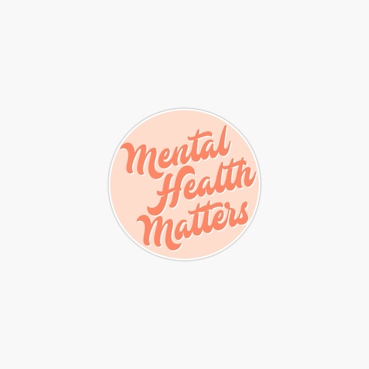 Onim Mental Health Matters Sticker, Phone Decal Water Bottle Stickers ...