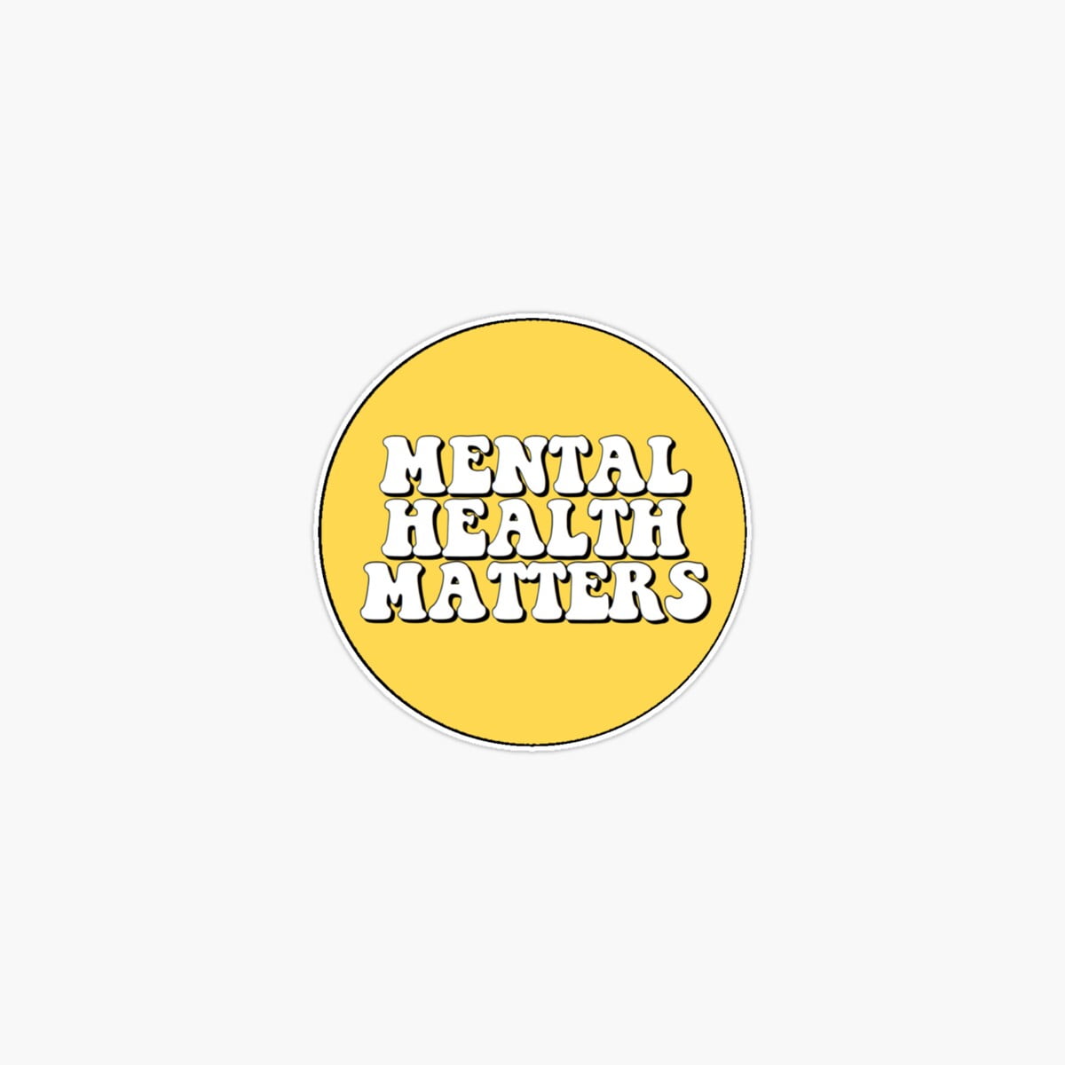 Onim Mental Health Matters Sticker, Phone Decal Water Bottle Stickers ...