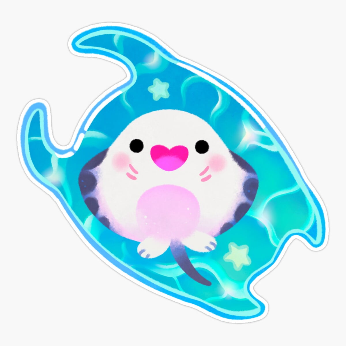 Onim Mermaid'S Purse (Shark Egg) - Bright Sticker, Phone Decal Water ...