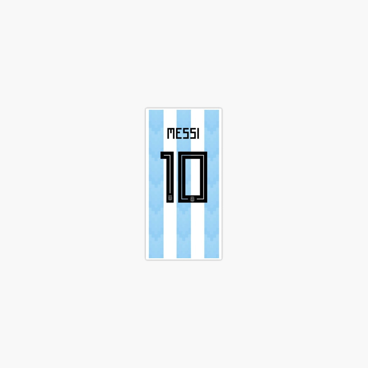 Onim Messi Football Sticker, Phone Decal Water Bottle Stickers Car ...