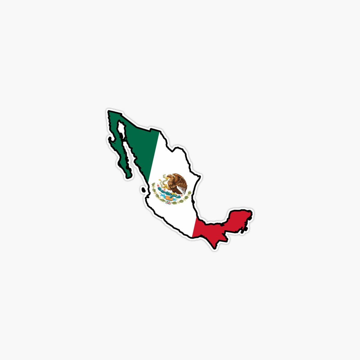 Onim Mexico Sticker, Phone Decal Water Bottle Stickers Car Decals ...