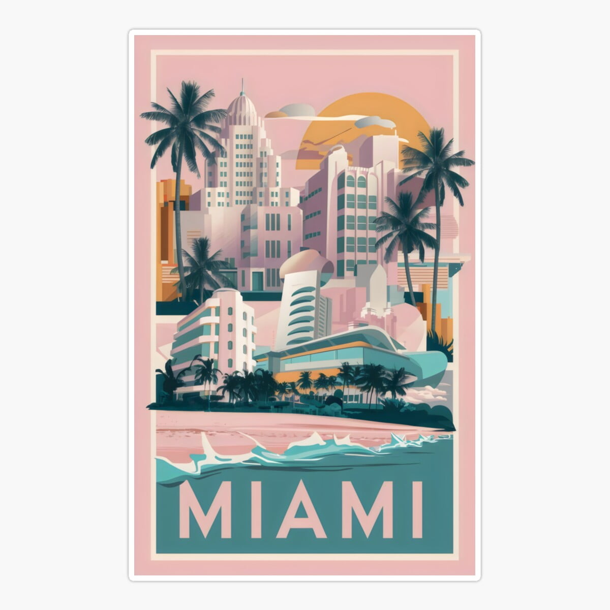Onim Miami Florida Travel - Vintage Miami Design With Neon 80S Vibes ...