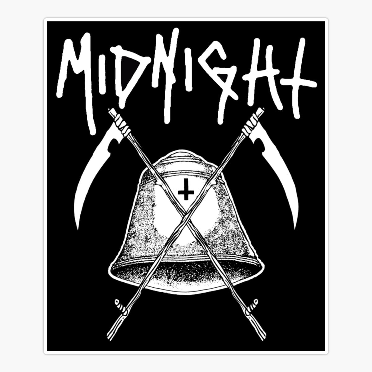 Onim Midnight Band Logo Sticker, Phone Decal Water Bottle Stickers Car ...