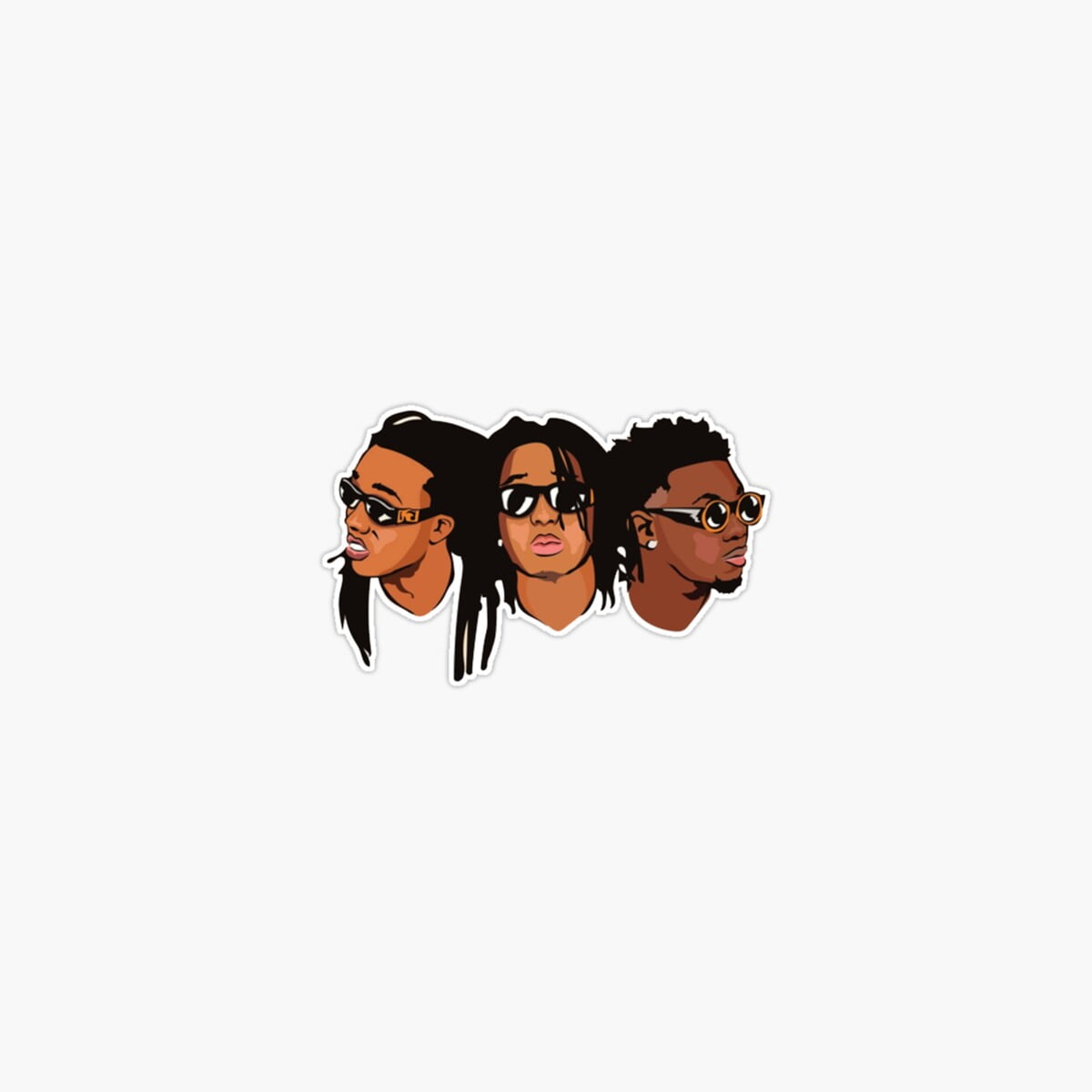 Onim Migos Culture Sticker, Phone Decal Water Bottle Stickers Car ...