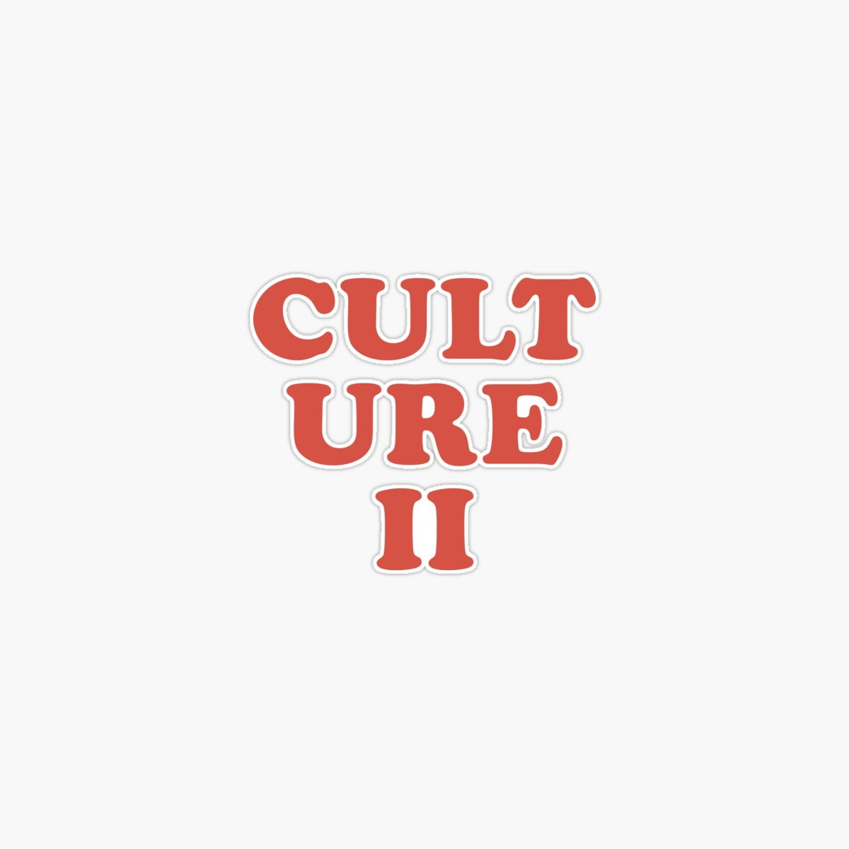 Onim Migos Merch Culture II Sticker - Walmart.com