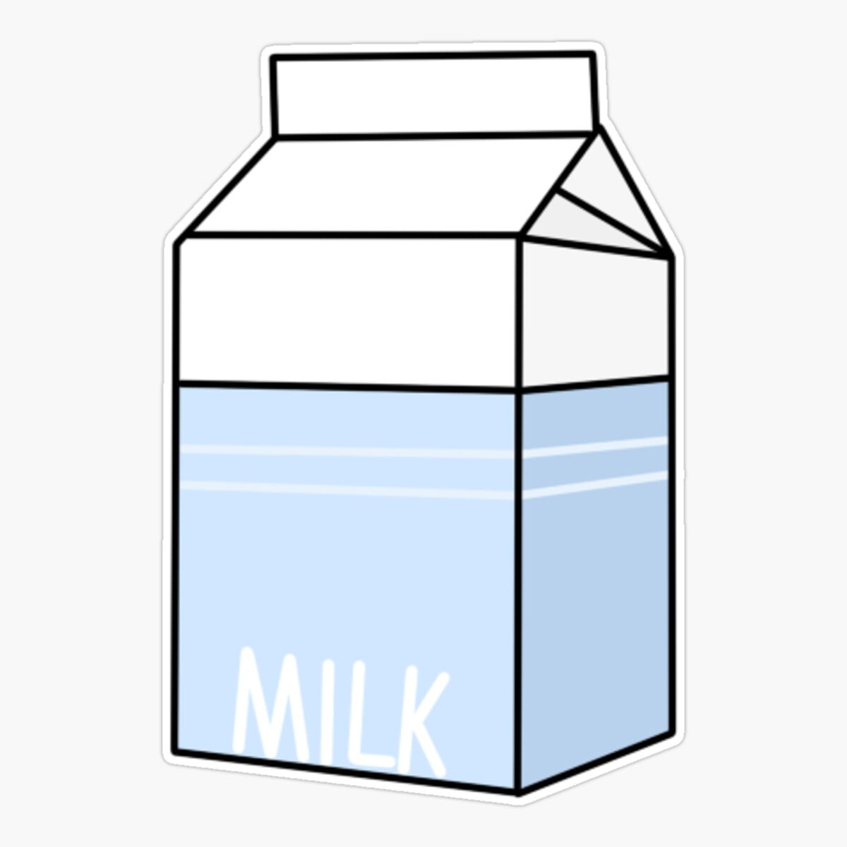 Onim Milk Sticker Sticker, Phone Decal Water Bottle Stickers Car Decals ...