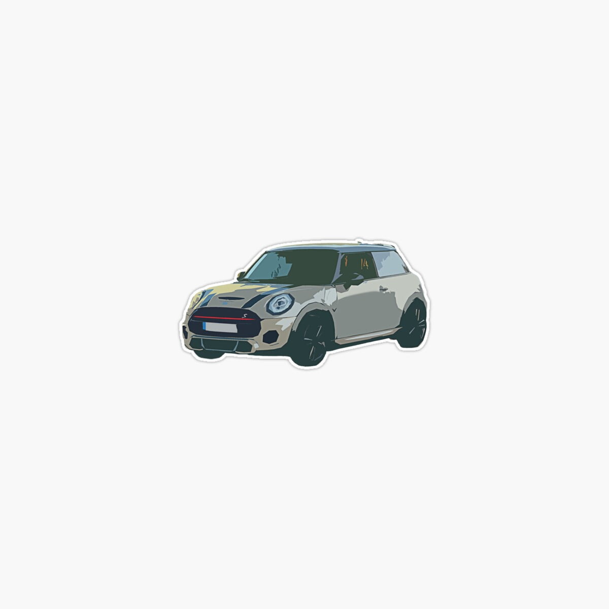 Onim Mini Cooper Sticker, Phone Decal Water Bottle Stickers Car Decals ...