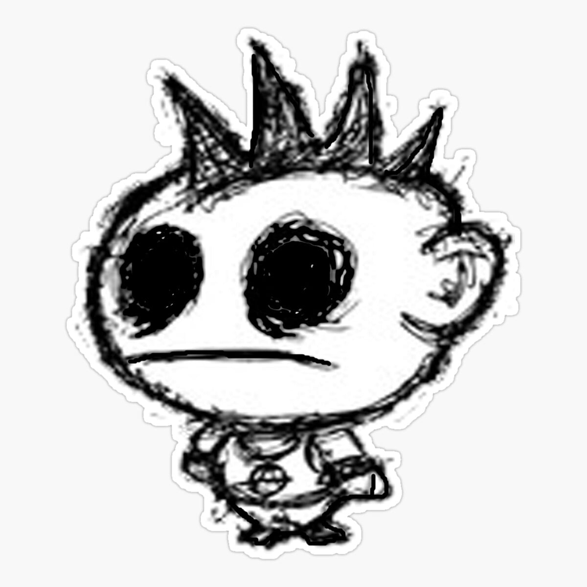 Onim Mini Punk Rock Sketch Sticker, Phone Decal Water Bottle Stickers ...