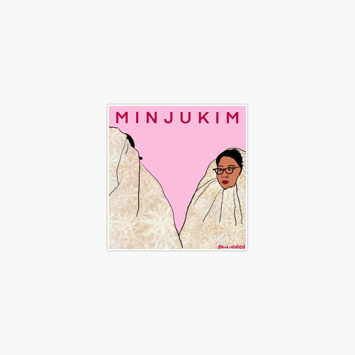 Onim Minju Kim- Next In Fashion, Netflix Sticker, Phone Decal Water ...