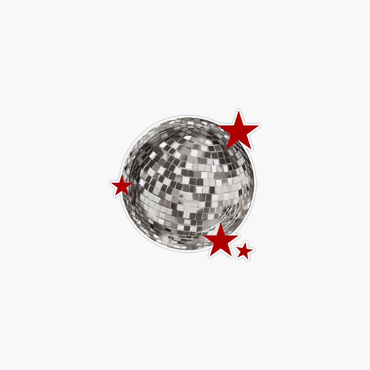 Onim Mirrorball Disco Ball Sticker, Phone Decal Water Bottle Stickers ...
