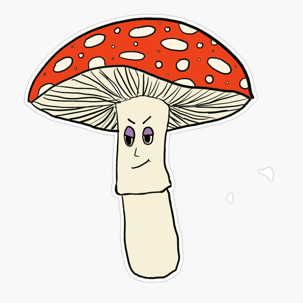 Onim Mischievous Mushroom Sticker, Phone Decal Water Bottle Stickers ...