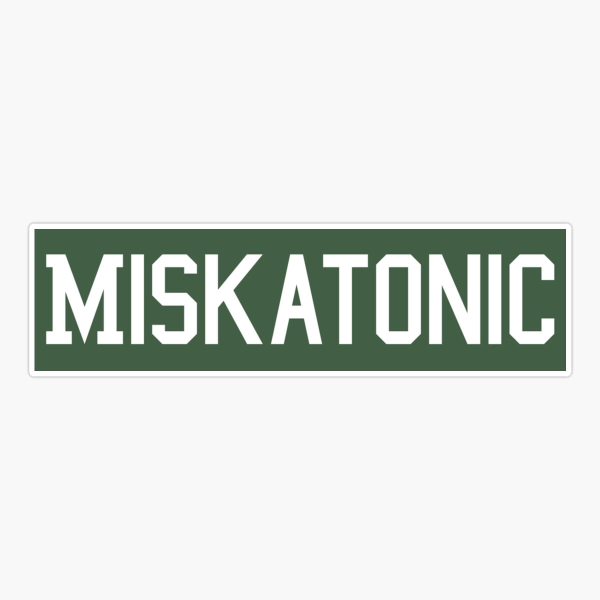Onim Miskatonic Sticker, Phone Decal Water Bottle Stickers Car Decals ...