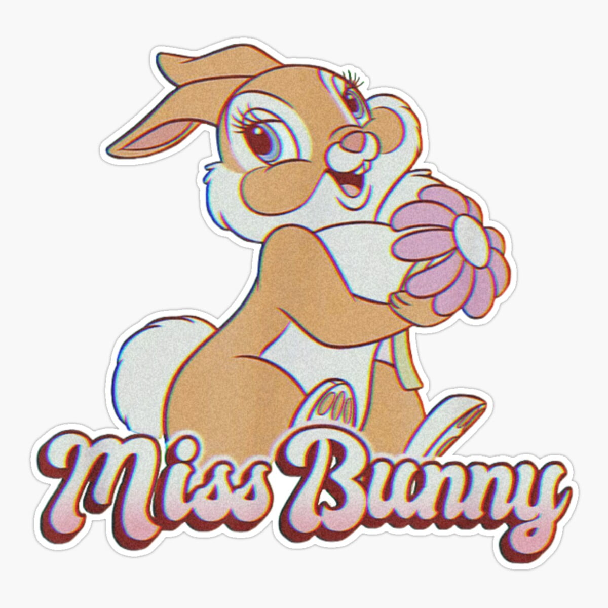Onim Miss Bunny Sticker, Phone Decal Water Bottle Stickers Car Decals ...