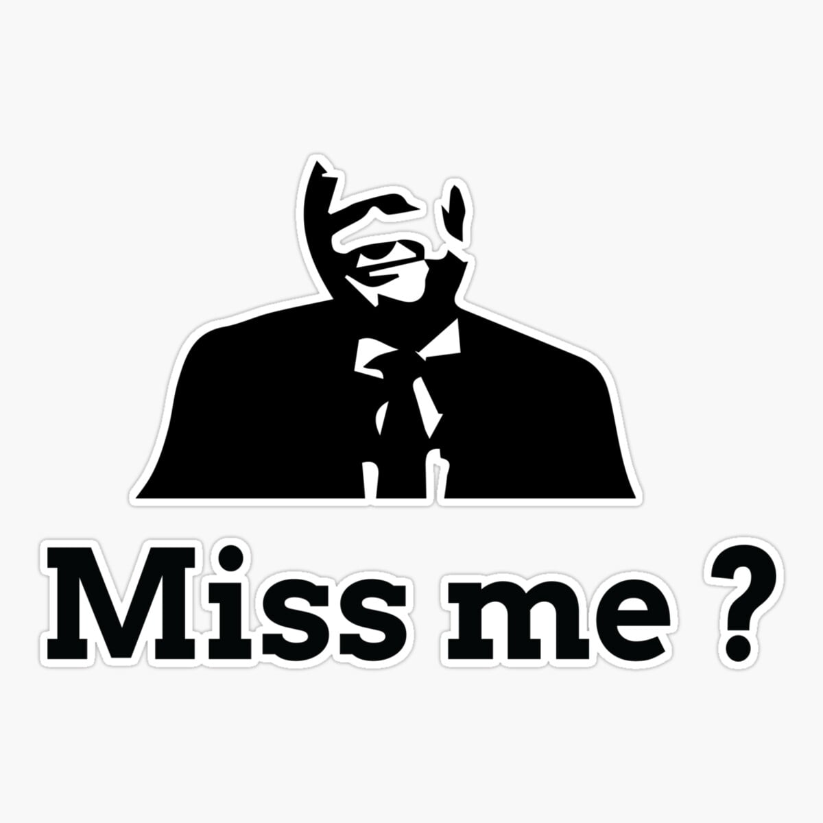 Onim Miss Me? Sticker, Phone Decal Water Bottle Stickers Car Decals ...