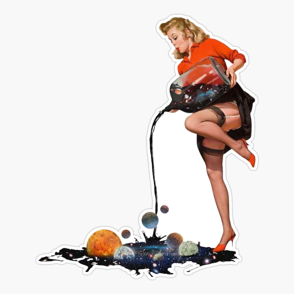 Onim Miss Universe Sticker, Phone Decal Water Bottle Stickers Car Decals, Funny Birthday Gift ...