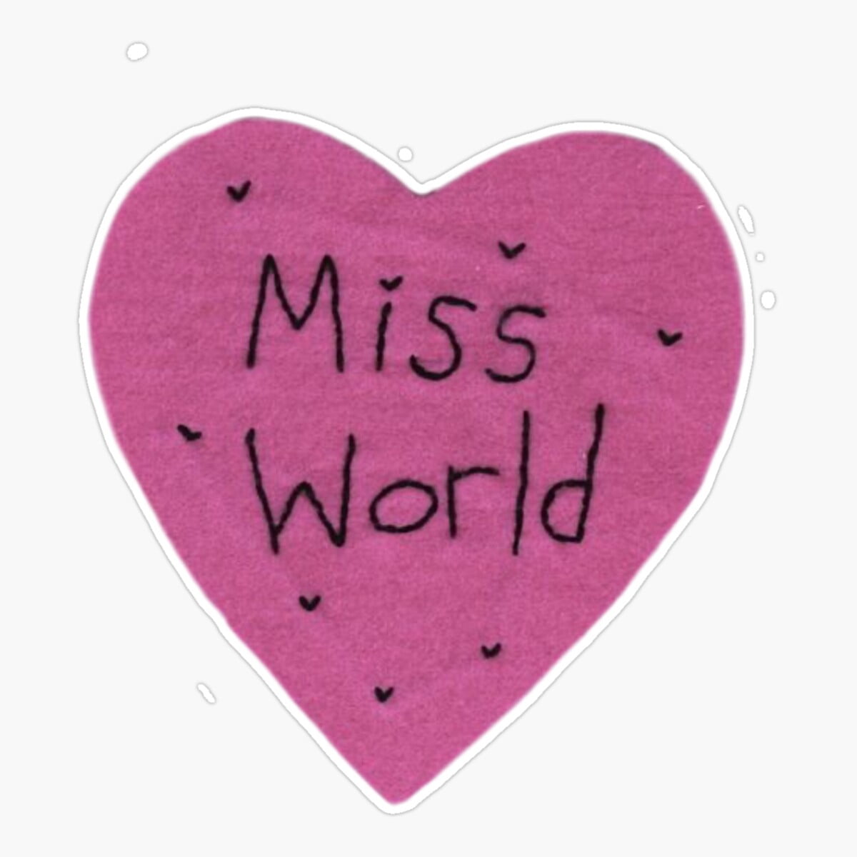 Onim Miss World Sticker, Phone Decal Water Bottle Stickers Car Decals, Funny Birthday Gift ...