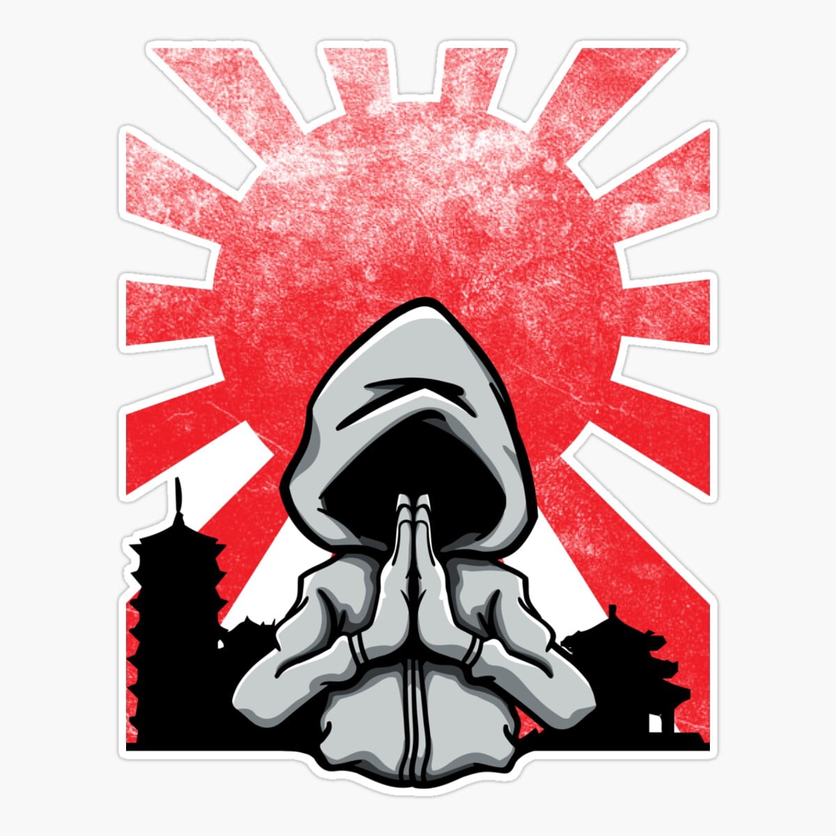 Onim Modern Japanese Sticker, Phone Decal Water Bottle Stickers Car ...