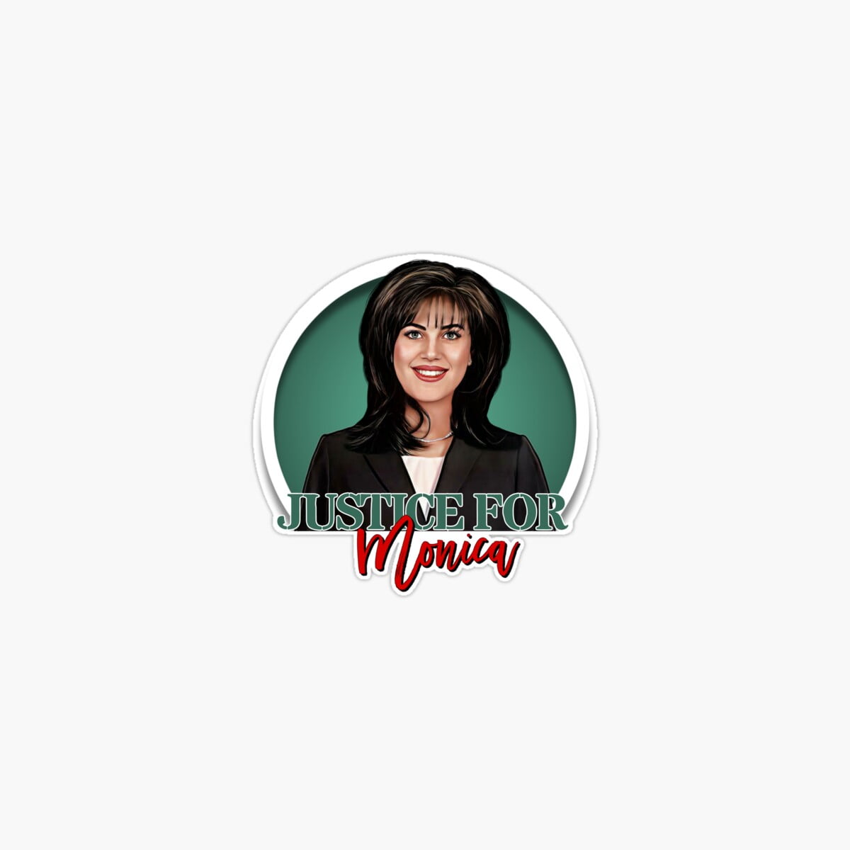 Onim Monica Lewinsky Sticker - Walmart.com