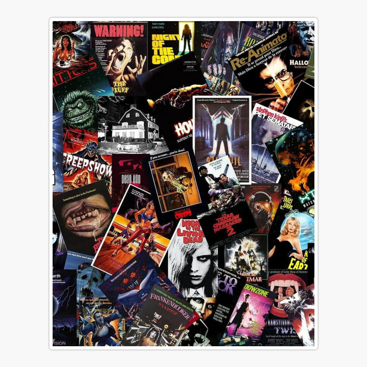 Onim Monster Movie Sticker, Phone Decal Water Bottle Stickers Car ...