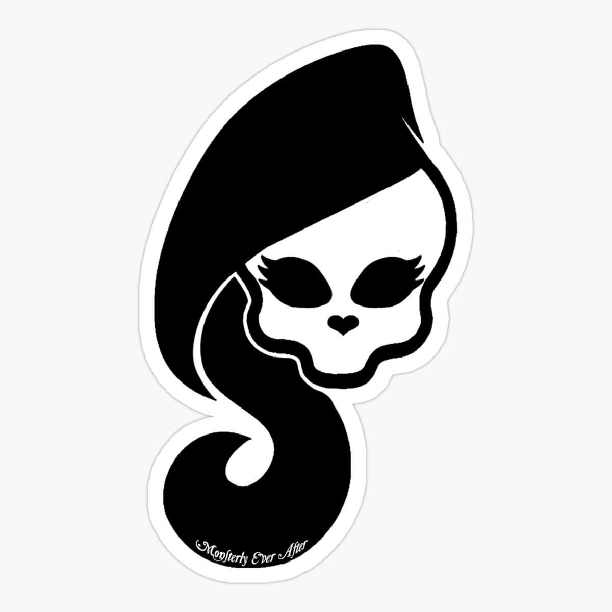 Onim Monsterly Ever After Logo Sticker, Phone Decal Water Bottle ...