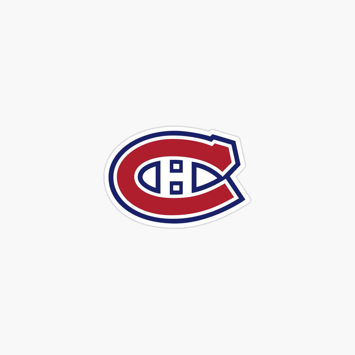 Onim Montreal Canadians Logo Sticker Sticker, Phone Decal Water Bottle ...