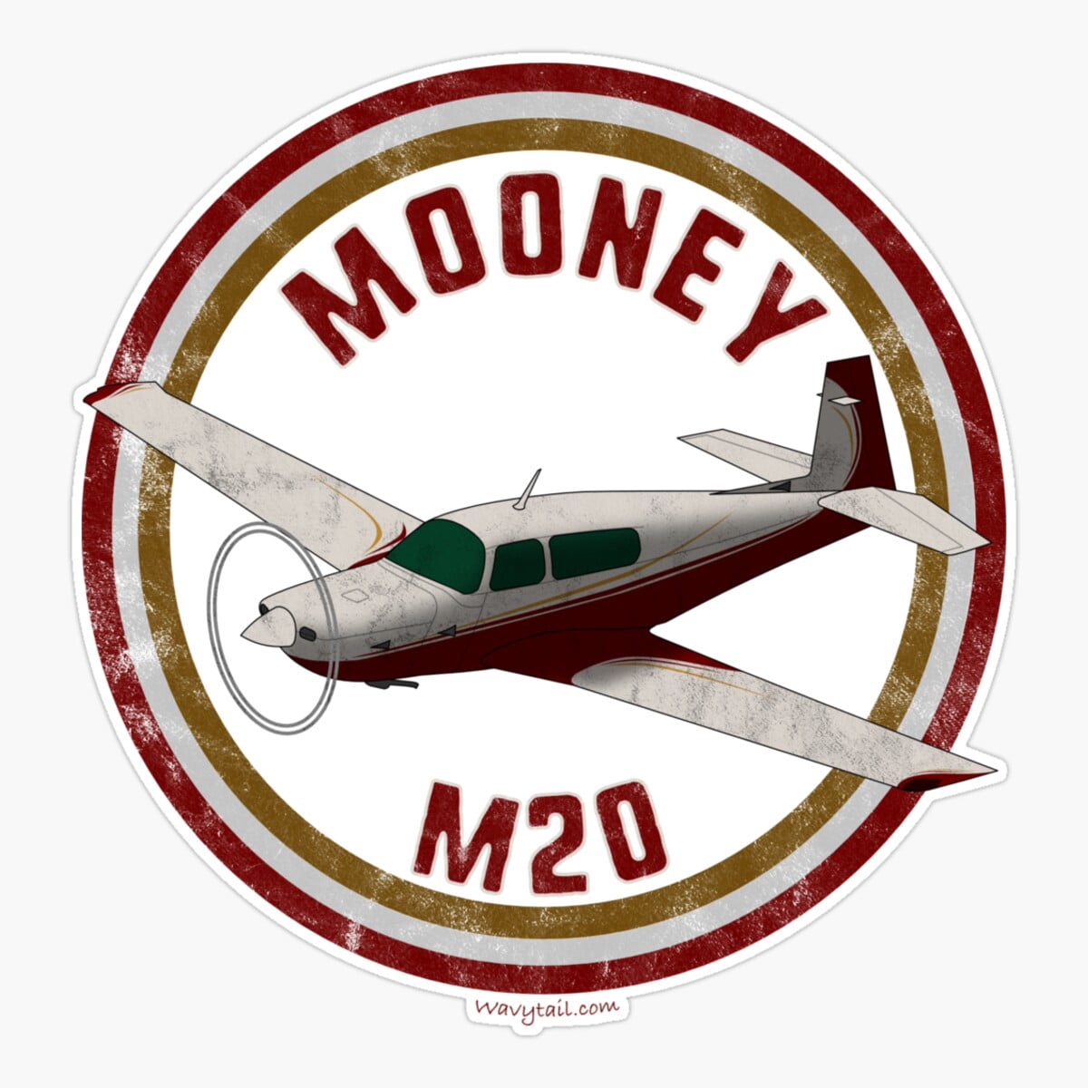 Onim Mooney M20 Sticker, Phone Decal Water Bottle Stickers Car Decals ...