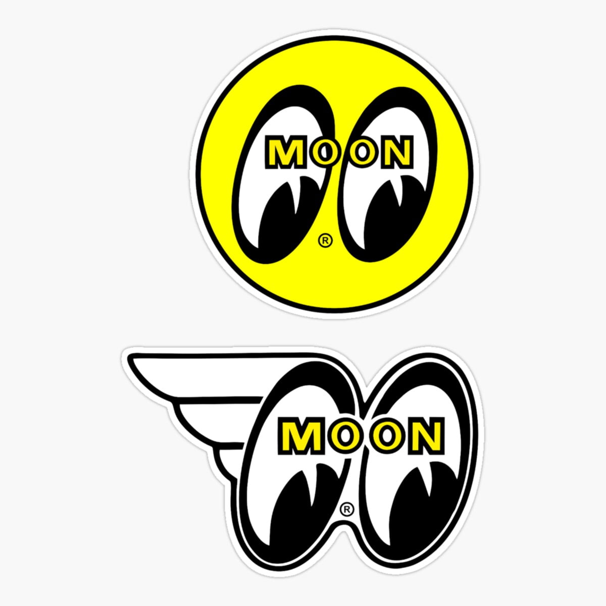 Onim Mooneyes Stickers Sticker, Phone Decal Water Bottle Stickers Car ...