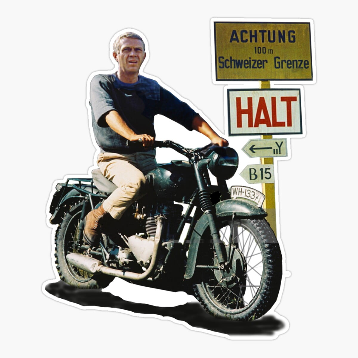 Onim Moterbike Hero Sticker, Phone Decal Water Bottle Stickers Car ...