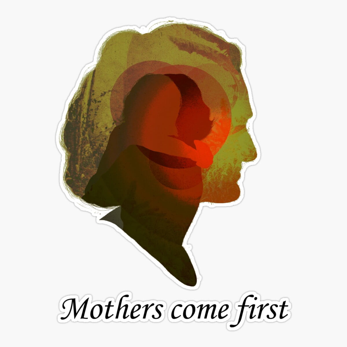 Onim Mothers Come First Sticker, Phone Decal Water Bottle Stickers Car ...
