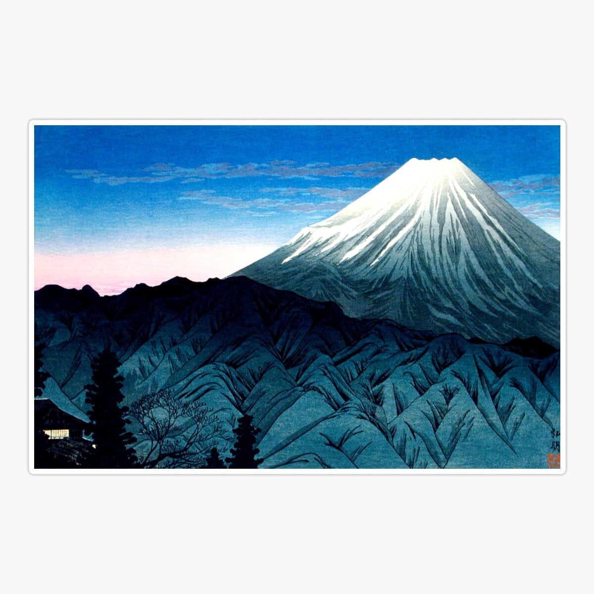 Onim Mount Fuji From Hakone (1930) Print In High Resolution By Hiroaki ...