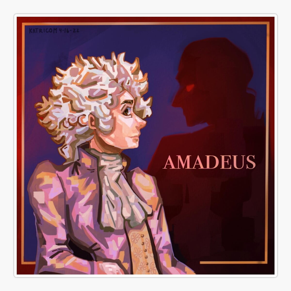 Onim Mozart! Sticker, Phone Decal Water Bottle Stickers Car Decals ...