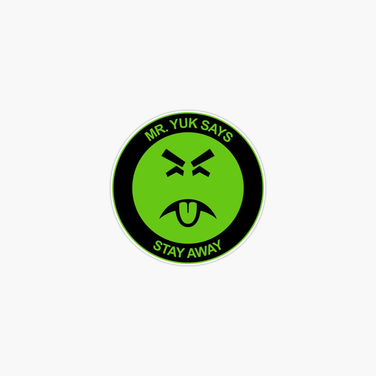 Onim Mr. Yuk Classic 70S Pop Culture Sticker, Phone Decal Water Bottle ...