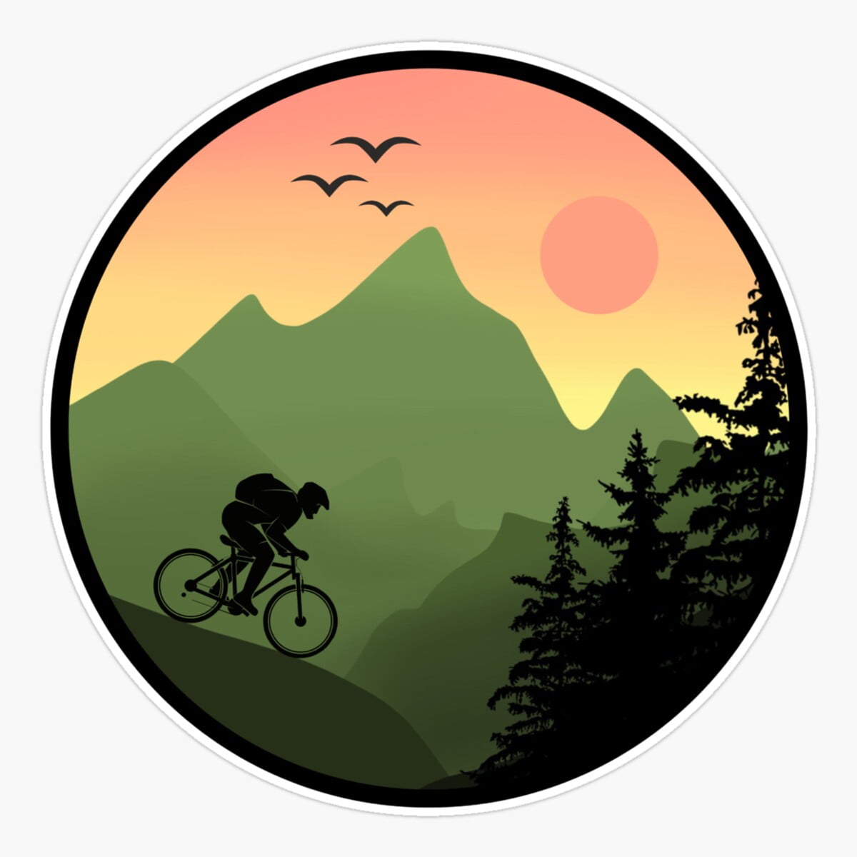 Onim Mtb Sticker, Phone Decal Water Bottle Stickers Car Decals, Funny ...