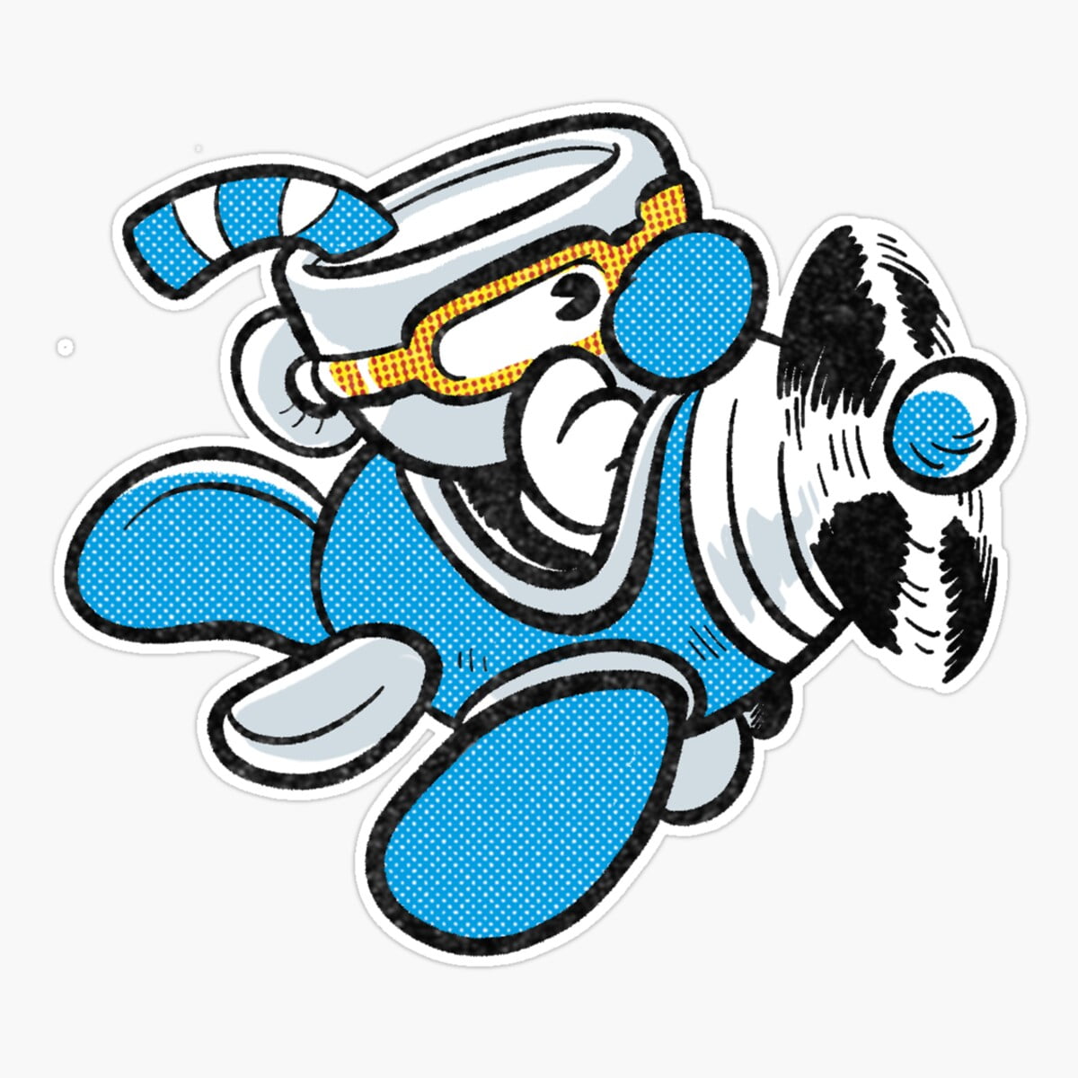 Onim Mugman Fan Art Sticker, Phone Decal Water Bottle Stickers Car ...